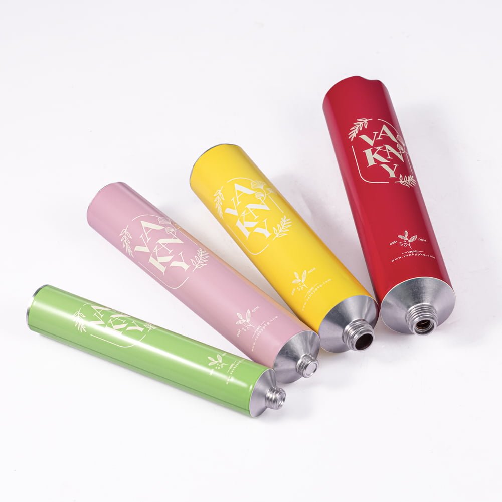 Customized Color Pure Aluminum Tube Packaging | One-stop Cosmetic ...
