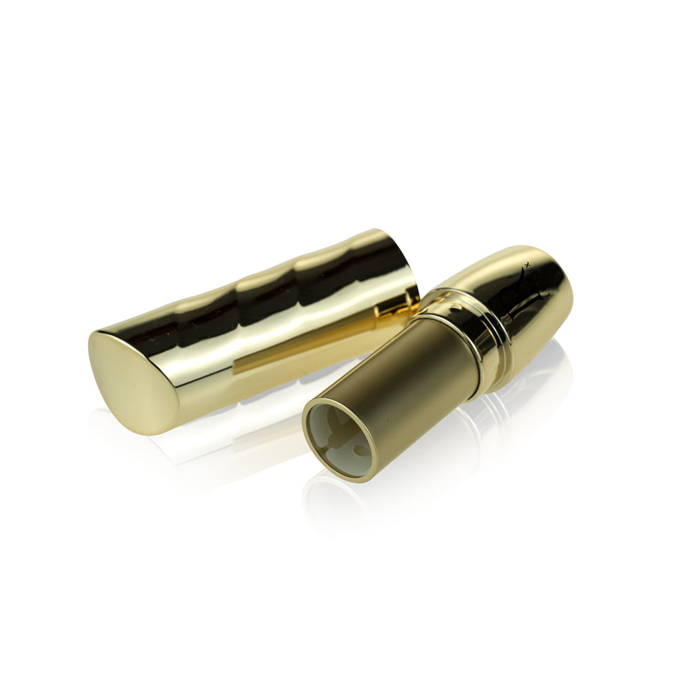 Custom Printing 3.5g Gold Color Lipstick Tube Container | One-stop ...